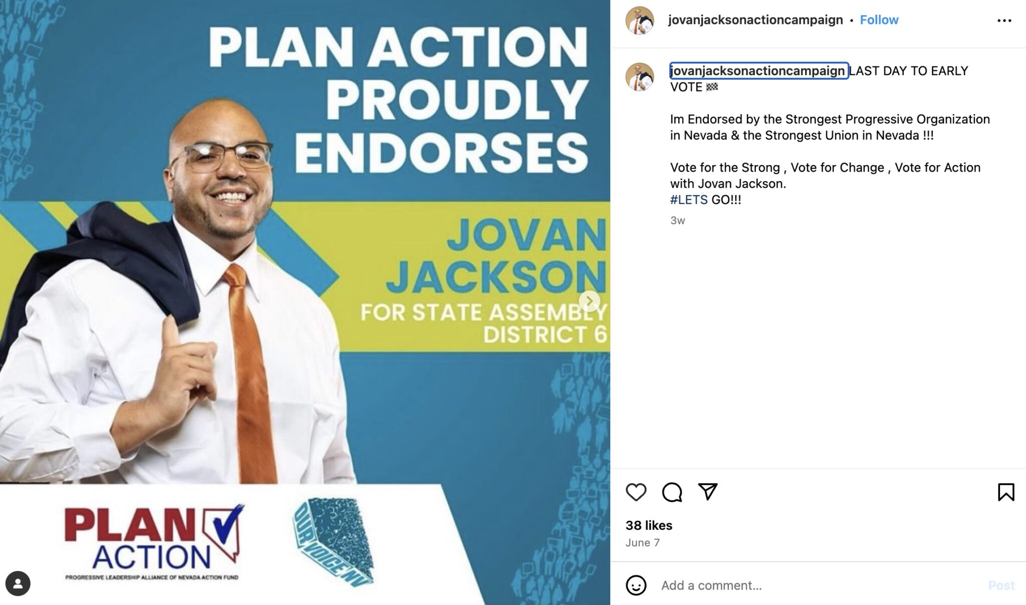 Nevada: PLANistas Jovan Jackson, Tameka Henry Win Primaries - People's ...